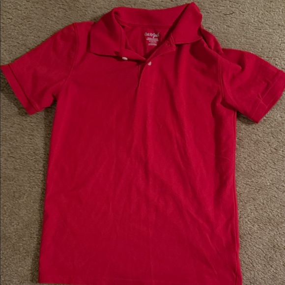 Cat & Jack | Shirts & Tops | Cat Jack Bright Red Polo Shirt | Poshmark